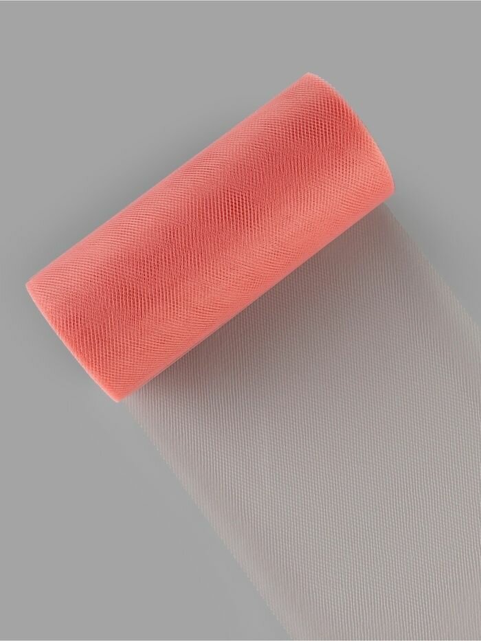 Фатин, 15 см, 23 1 м, 11 1 г/м , тёмно-розовый