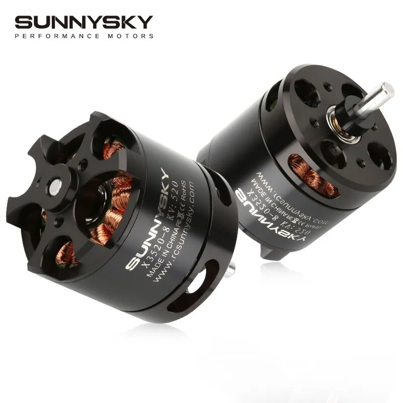 Двигатели SUNNYSKY Performance X3520(4250) KV520 KV720 KV880 для моделей самолетов 50-56 дюймов KV880