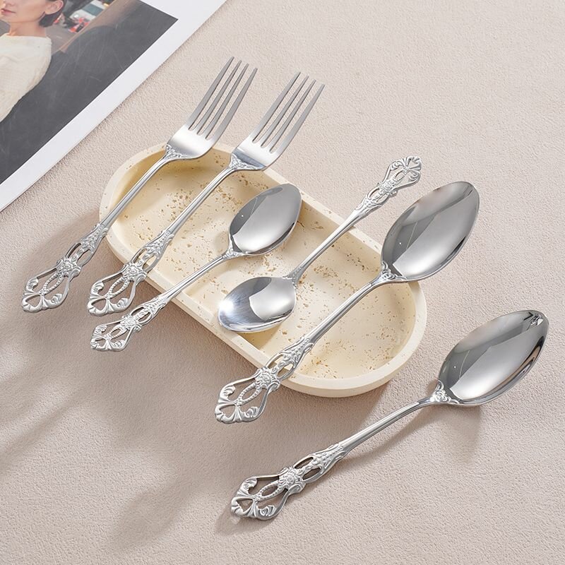 Набор чайных ложек 6 предм. серебристый