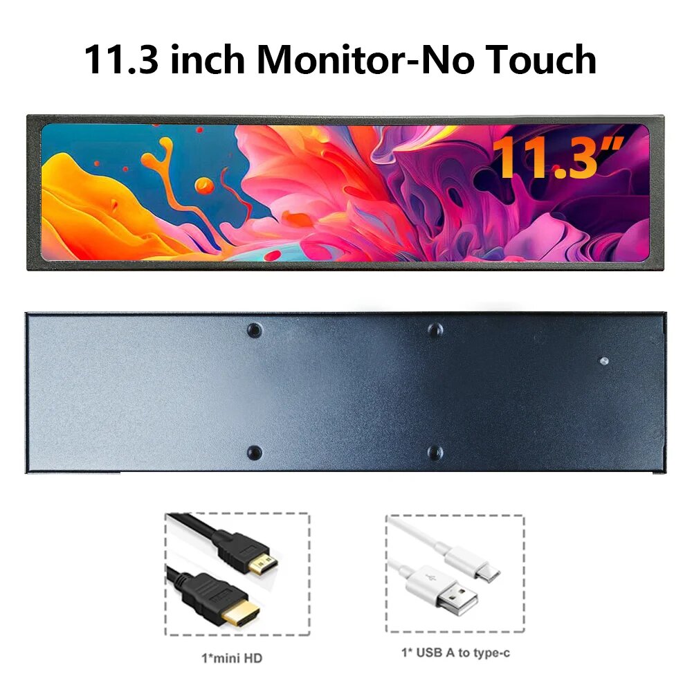 11.3" Монитор No Touch, IPS, 1920x440