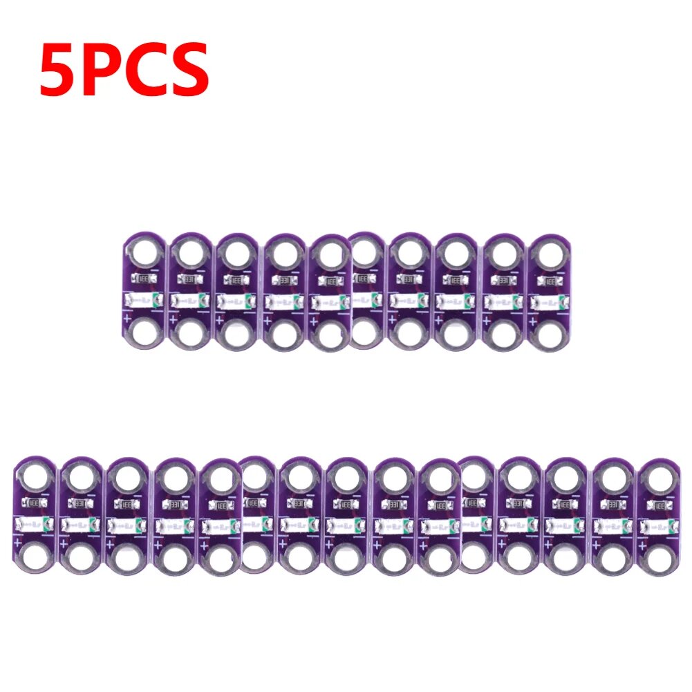 5шт Lilypad LED модуль, белый
