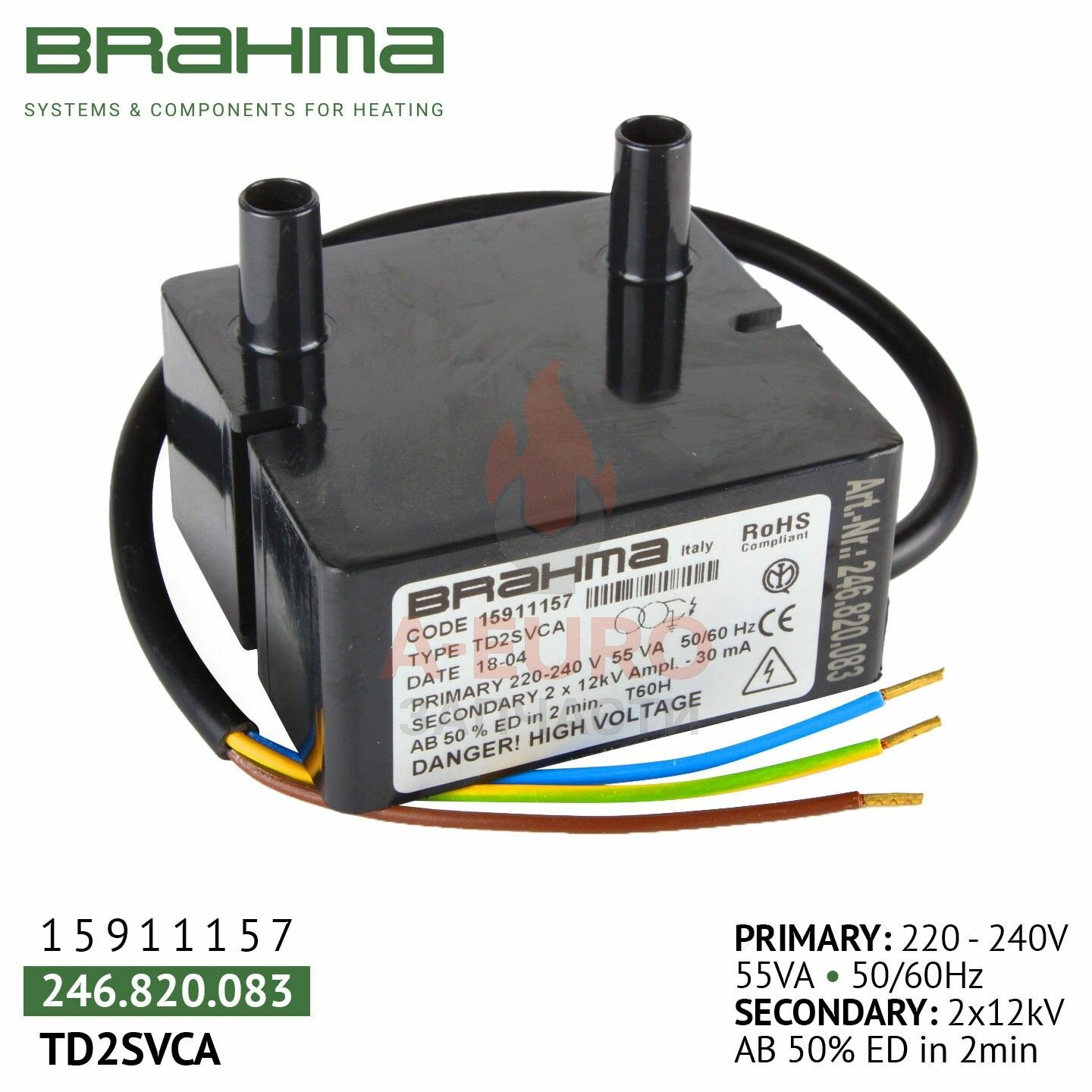 Трансформатор Brahma TD2SVCA, 15911157