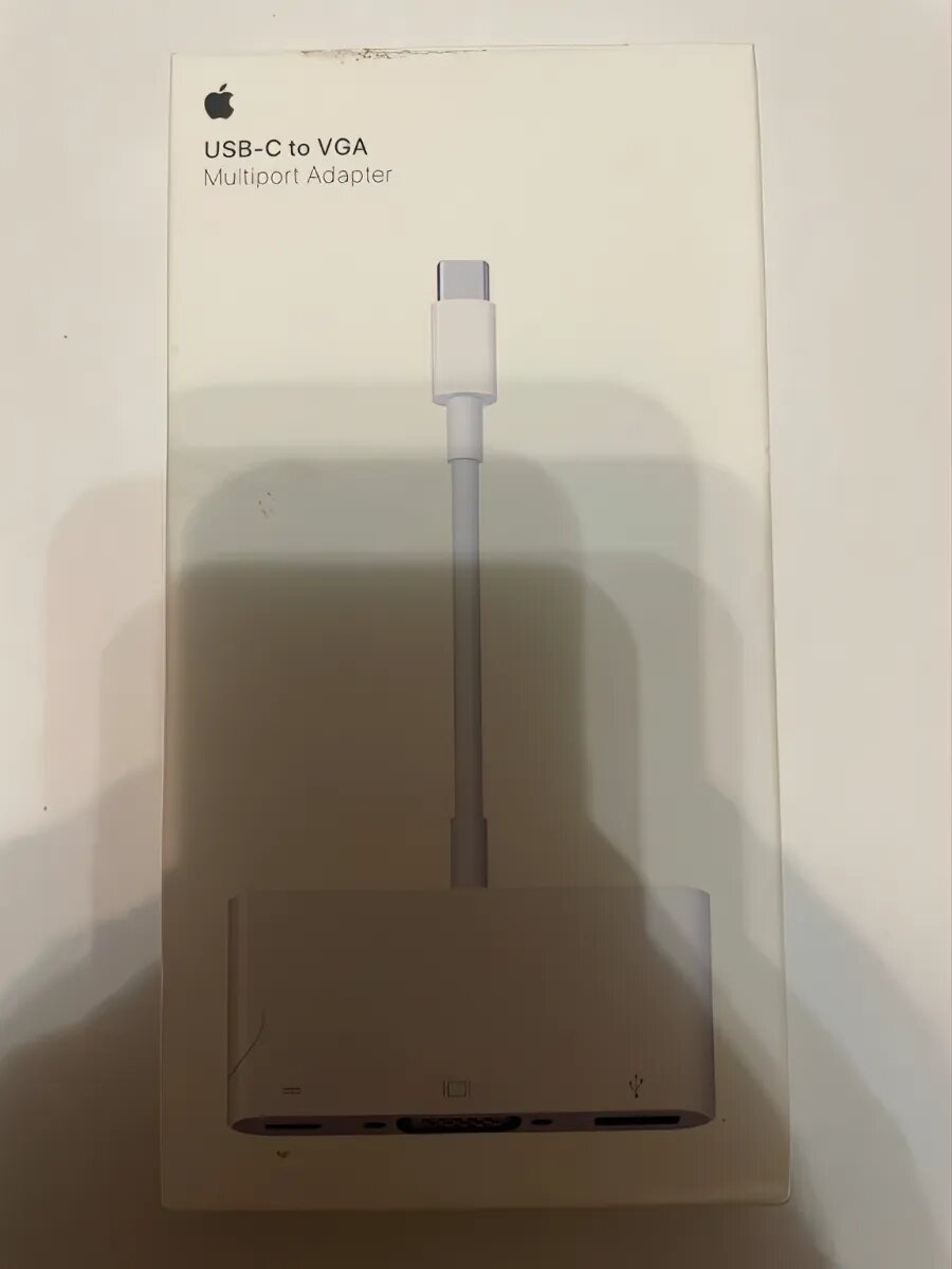 Адаптер USB Type C - USB Type C/USB/VGA