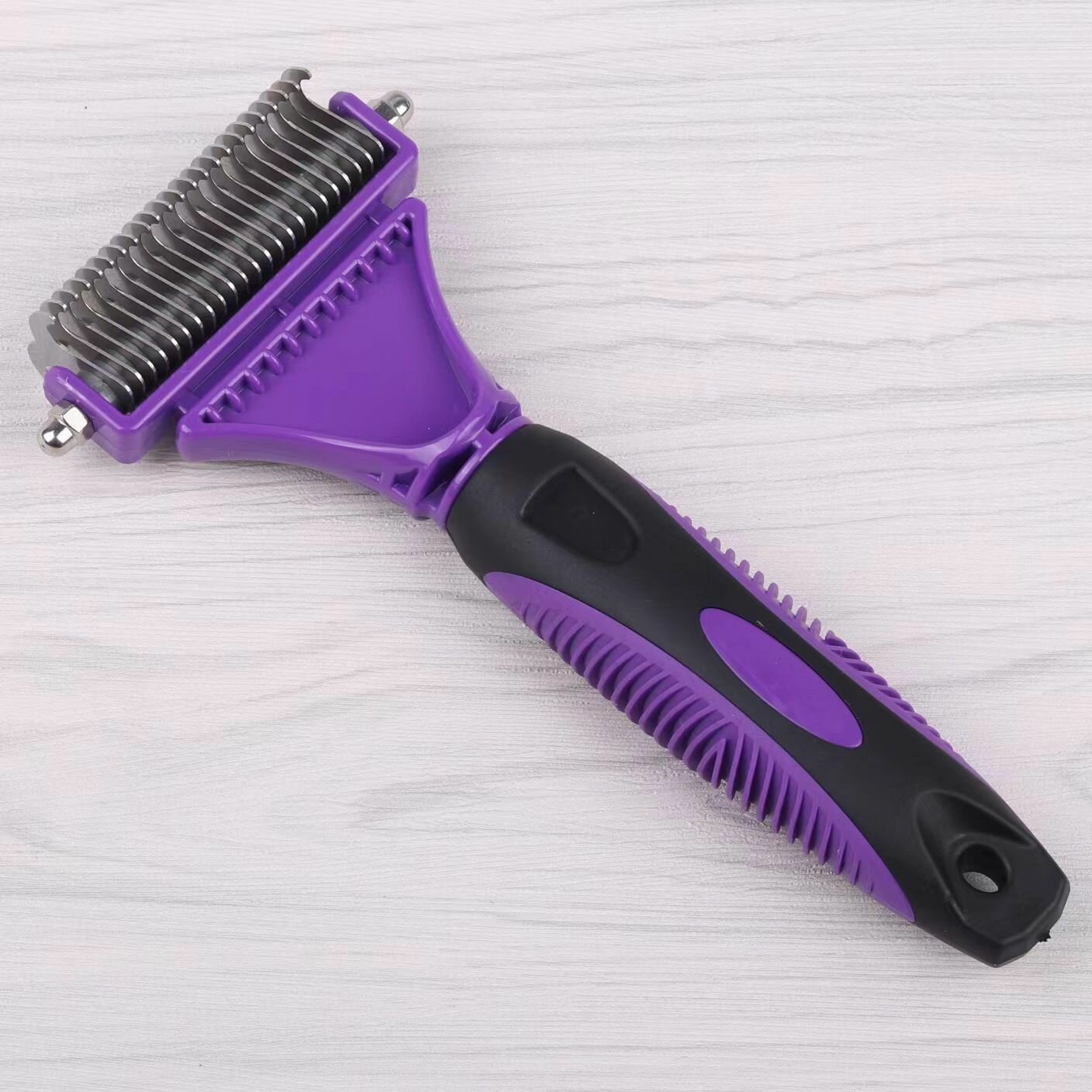 Колтунорез для собак и кошек - Расческа для удаления шерсти и колтунов с металлическими зубьями