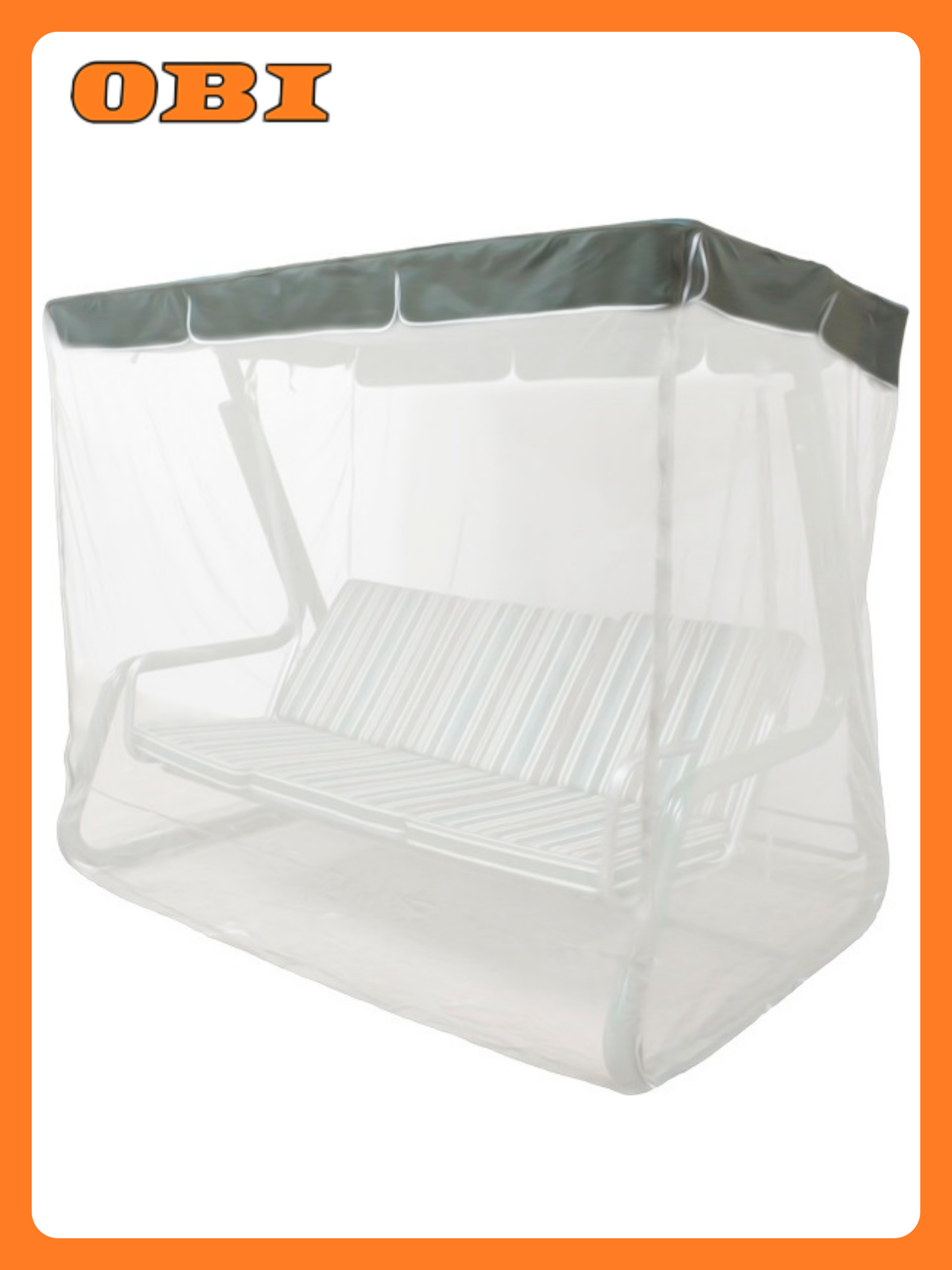 Чехол-укрытие, для качелей, с москитной сеткой, 170х125х225см