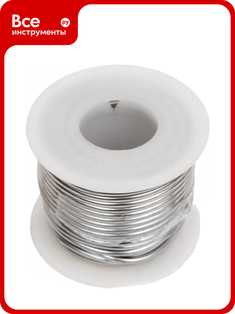 Припой (2 мм, 0.25 кг, Sn63/Pb37, без флюса) ASAHI 00-00000084, широко