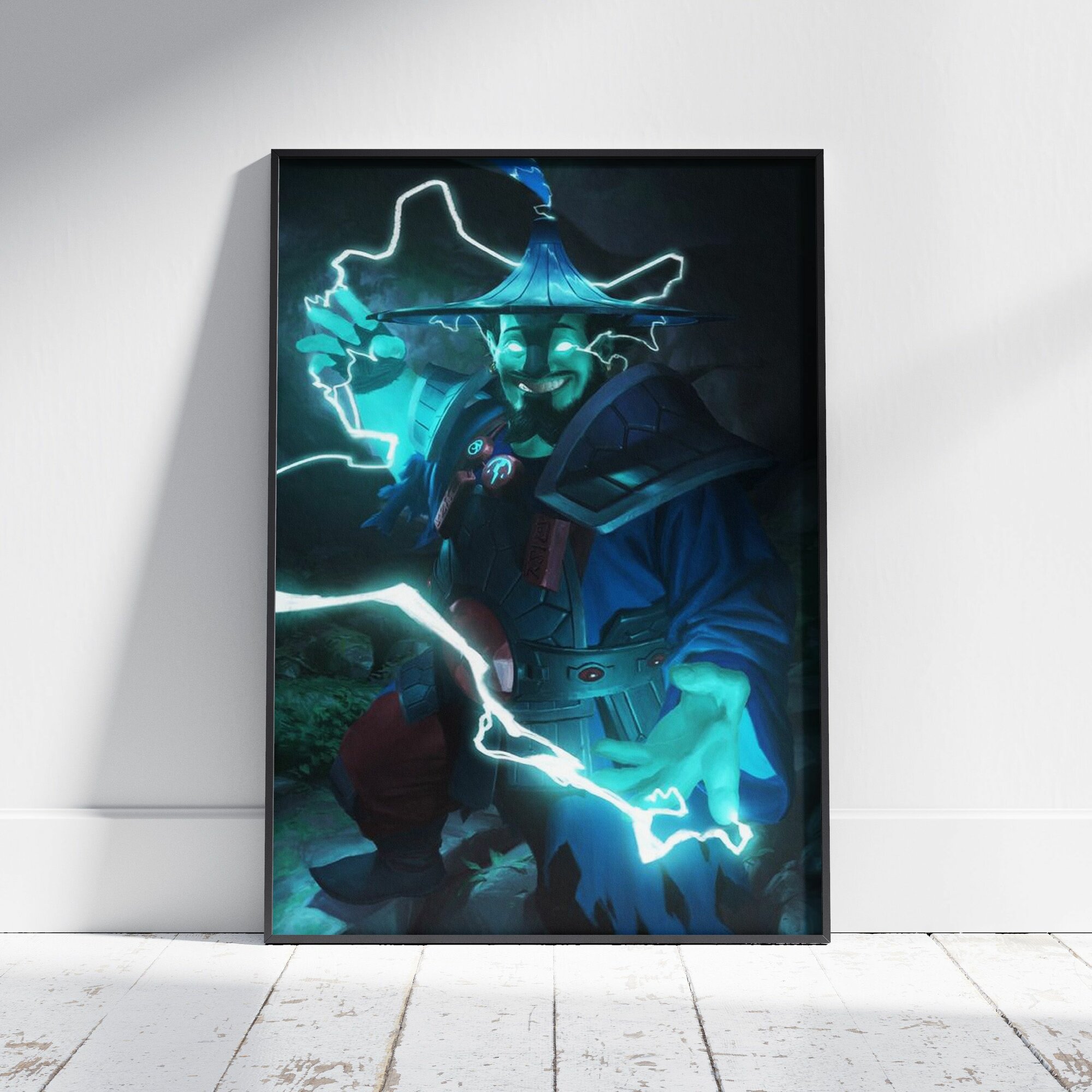 Плакат на стену для интерьера Dota 2 (Storm Spirit 1) - Постер по игре формата A4 (21х30 см)