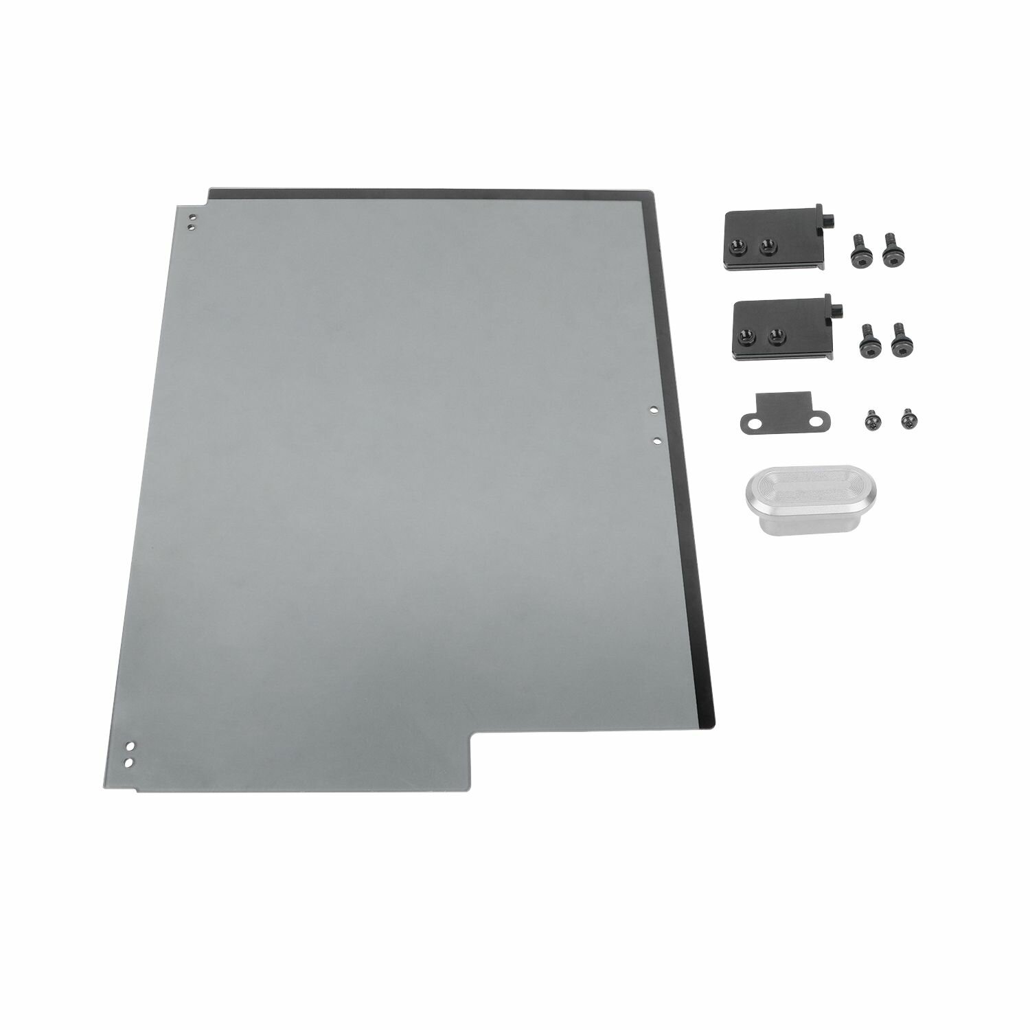 Creality Аксессуары для 3D-принтера K1 Max front door kit_447 382 3_glass_50% прозрачный черный