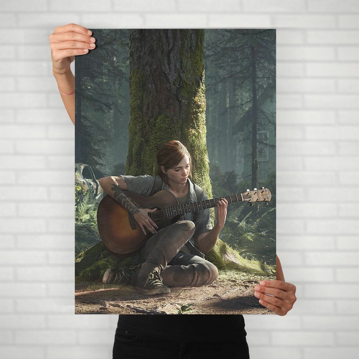 Плакат на стену для интерьера The Last of Us (Одни из нас, вариант 3) / Постер по игре формата А1 (60х84 см)