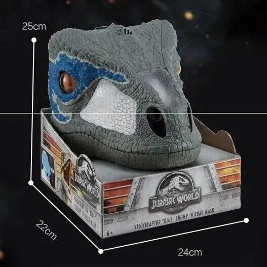 Ролевая игрушка велоцираптор Mattel Jurassic World Velociraptor'BLUE маскаи