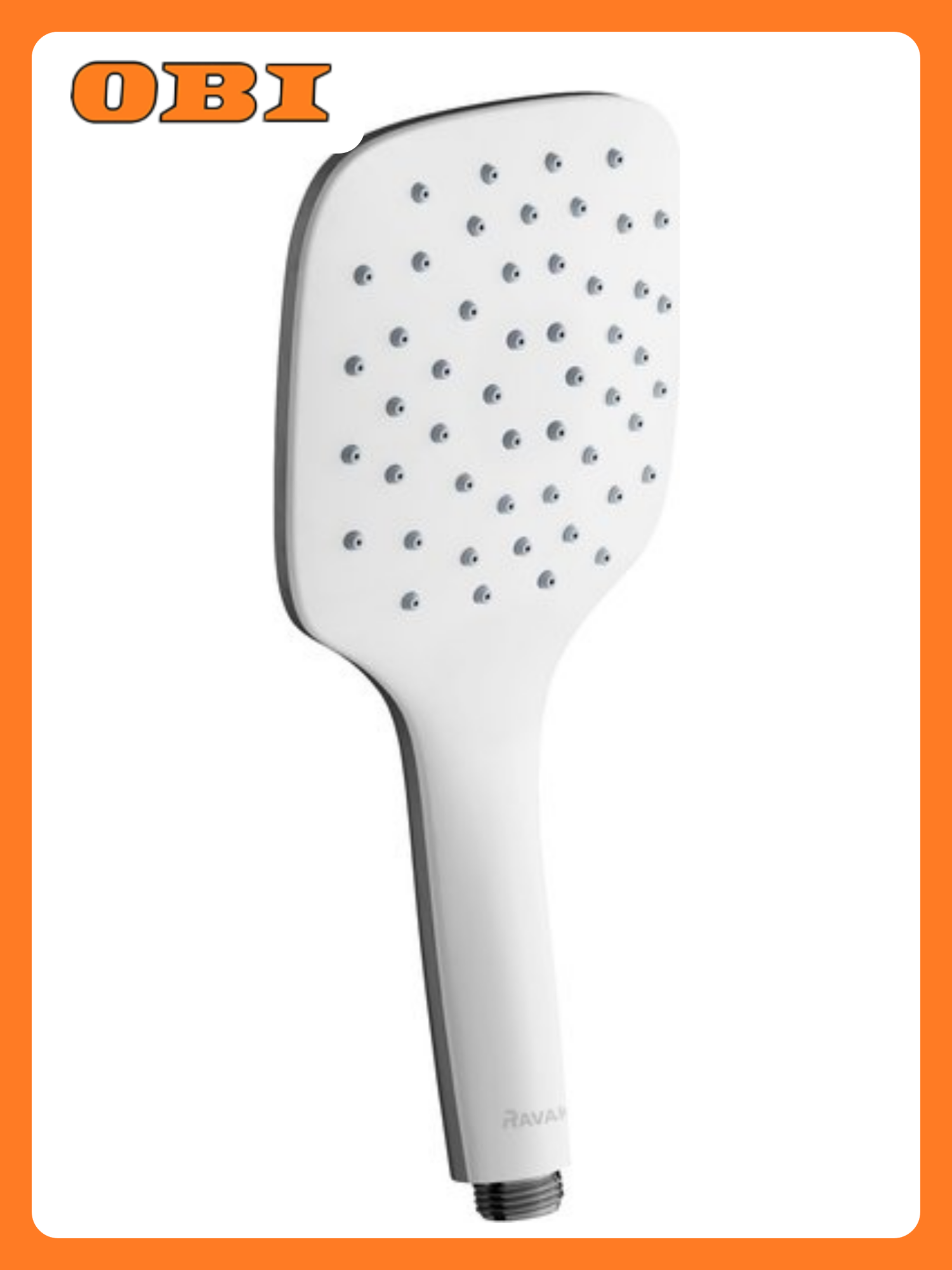 Душевая лейка RAVAK Air 1 функция диаметр 120 мм 959.10 белая