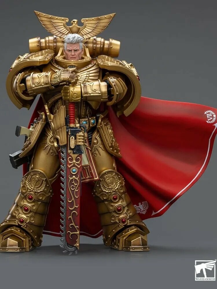 Подвижная фигурка JOYTOY Warhammer 30K 1/18 Action Figures Imperial Fists Rogal Dorn, Primarch of the Vllth Legion