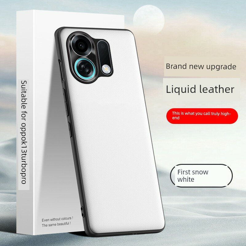 Чехол для телефона OPPO K13 Turbo Pro, новый простой кожаный чехол OPPO K13 Turbo, простой защитный чехол с защитой от