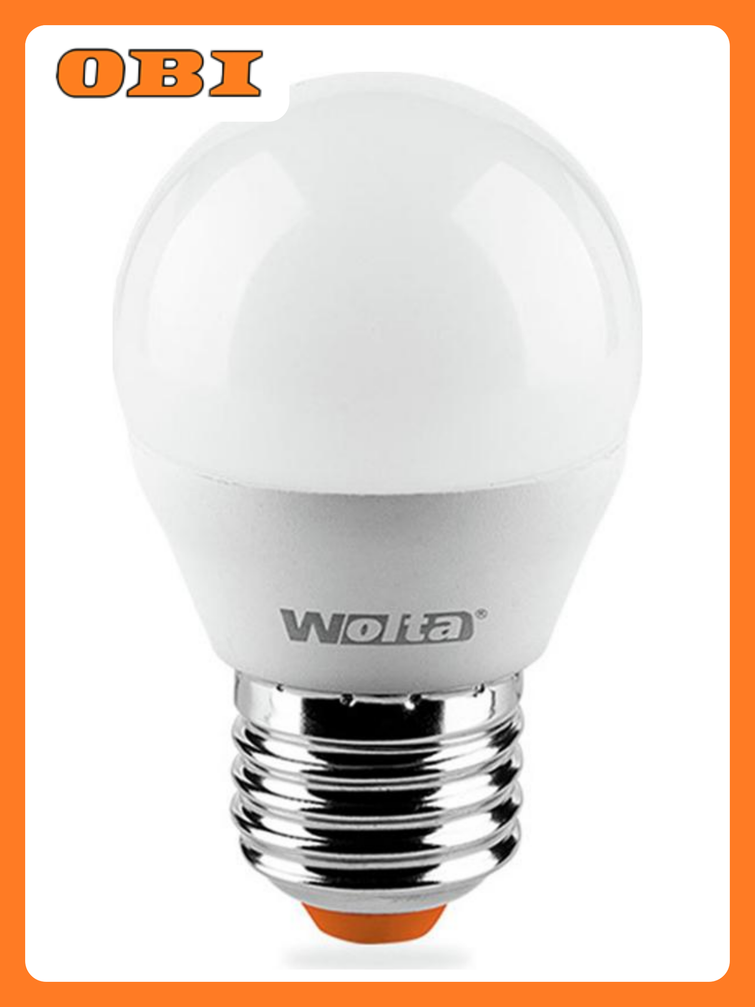 Светодиодная лампа Wolta STANDART E27 7,5 Вт 625 лм 4000 К шар