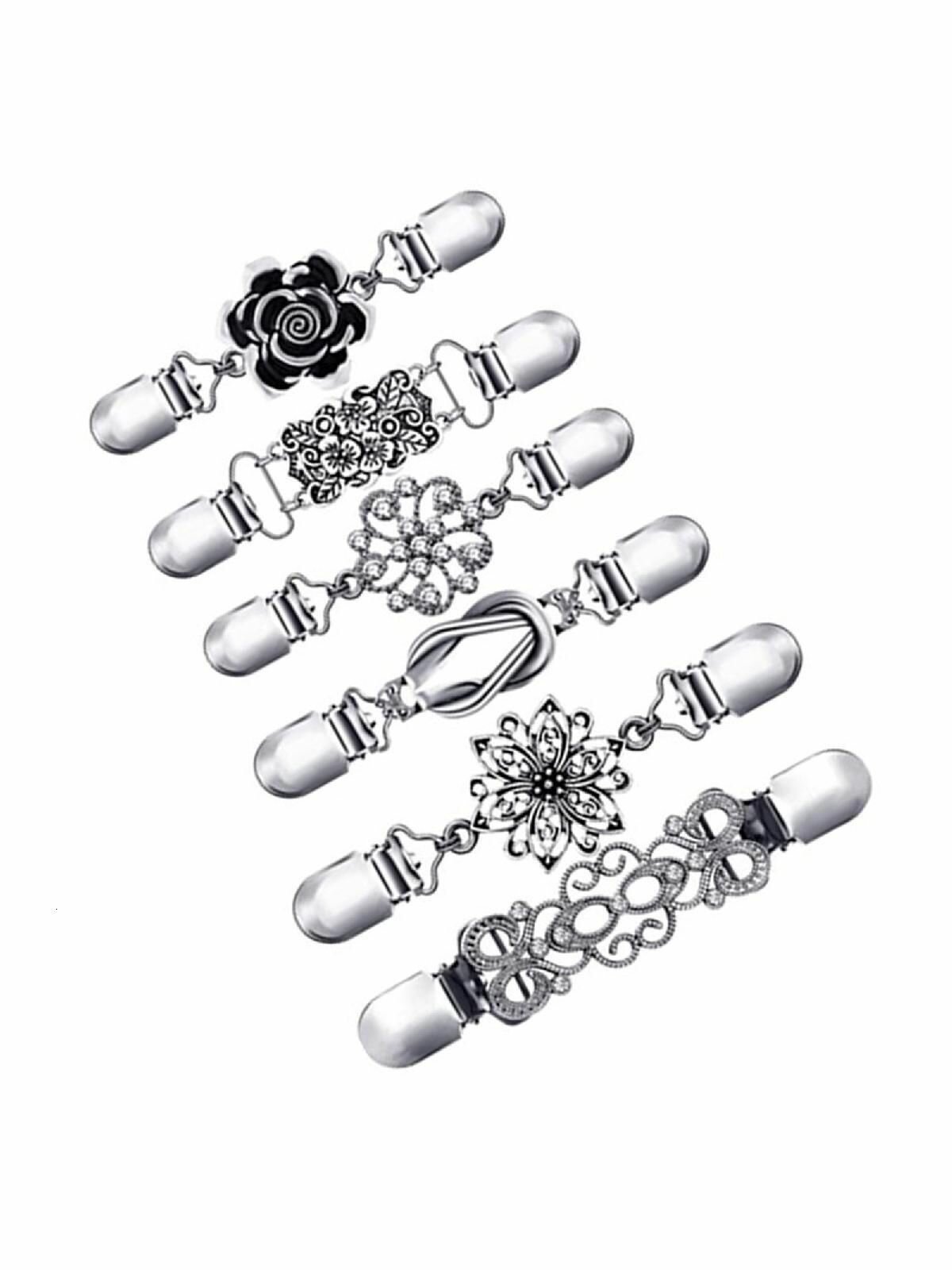 Зажим для воротника свитера, Набор из 6 штук