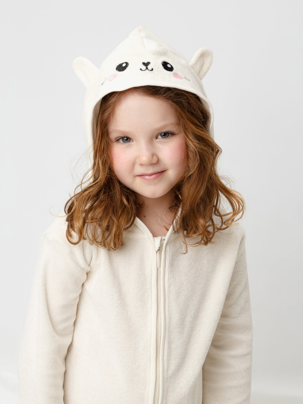 Халат К 5801/белая лилия(котенок)