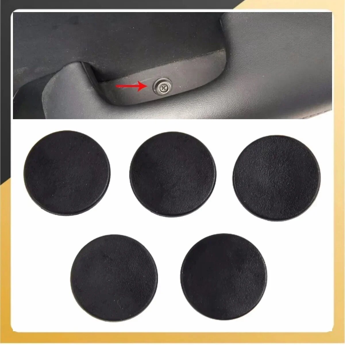 5 шт. дверная ручка зажим крышка для Hyundai Tucson для IX35 827343 A000 82734-3A000 82734-3A0009P 827343 A000WK Черный ABS