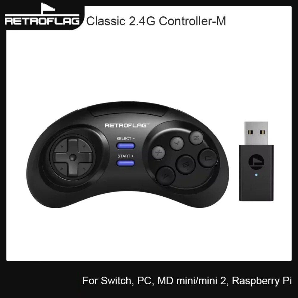 Retroflag Classic 2.4G Controller-M Геймпад для Nintendo Switch Windows MD Mini/Mini 2 и консоли Raspberry Pi