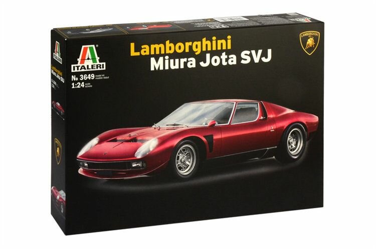 Сборная модель Машинка ITALERI 3649 1/24 Lamborghini MIURA JOTA SVJ car model kit