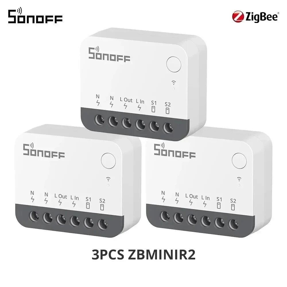 SONOFF ZBMINIR2 Extreme Zigbee Умный выключатель 3PCS ZBMINIR2