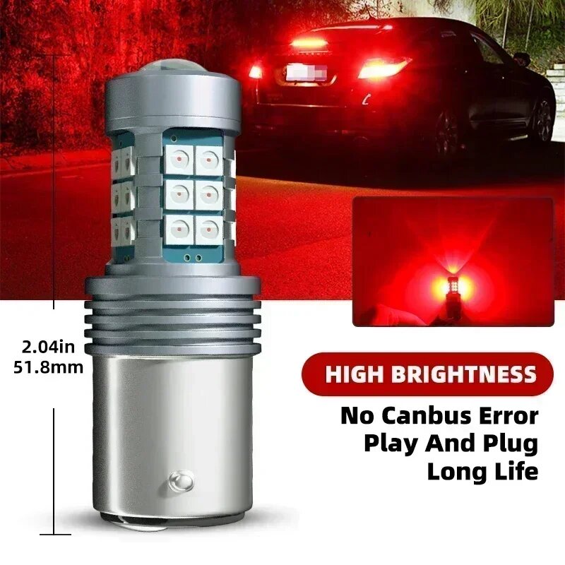 2xАвтомобильные светодиодные стоп-сигналы, красные лампы для Hyundai i30 FD GD PD 2008 2009 27 LEDs