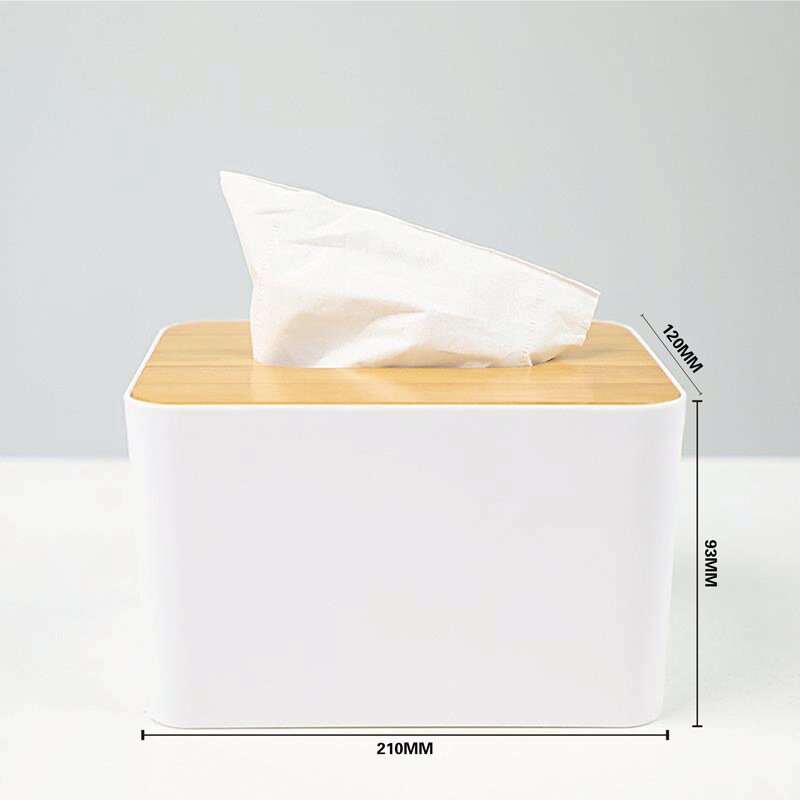 Индивидуальный белый бумажный подставкой с деревянной крышкой, экстра-большой размер, плотная доска для дома