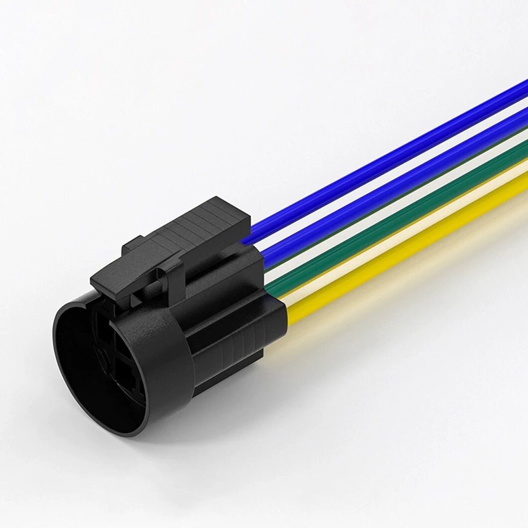 ABILKEEN Жгут проводов с поворотной ручкой 16/19/22 мм 22MM, 2NO2NC Harness, LED-Light Type