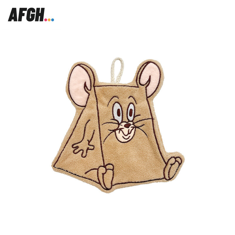 AFGH Оригинальное полотенце и носовой платок Tom and Jerry TOMJERRY, висячее, впитывающее, для кухни и ванной, мягкое и впитывающее