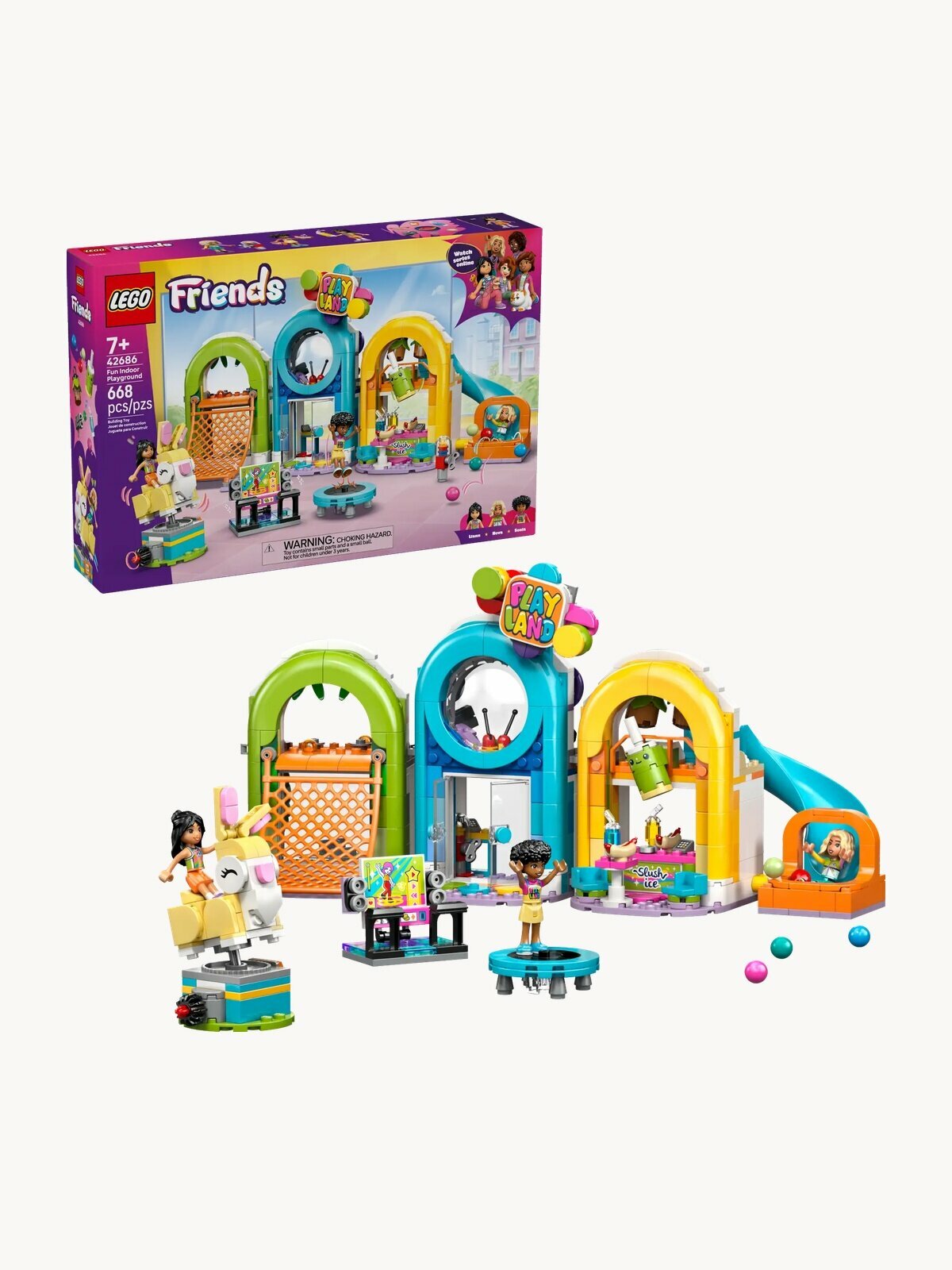 Конструктор LEGO Friends 42686 Крытая игровая площадка, 668 дет.