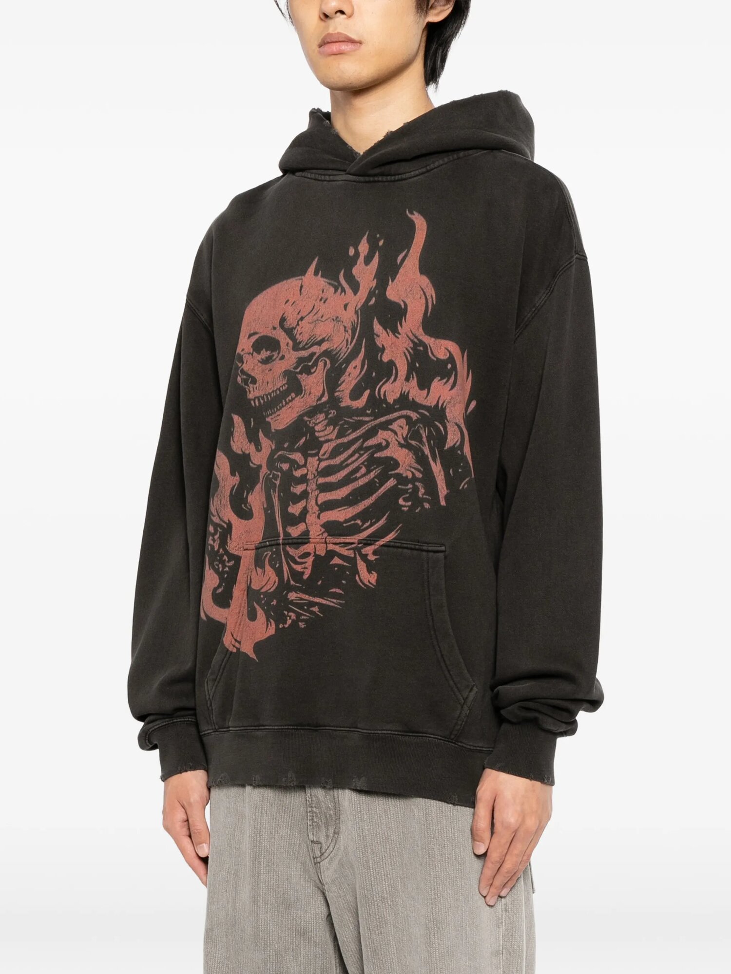 Худи Warman Skull printed hoodie, размер 50, , black/black — фото 1