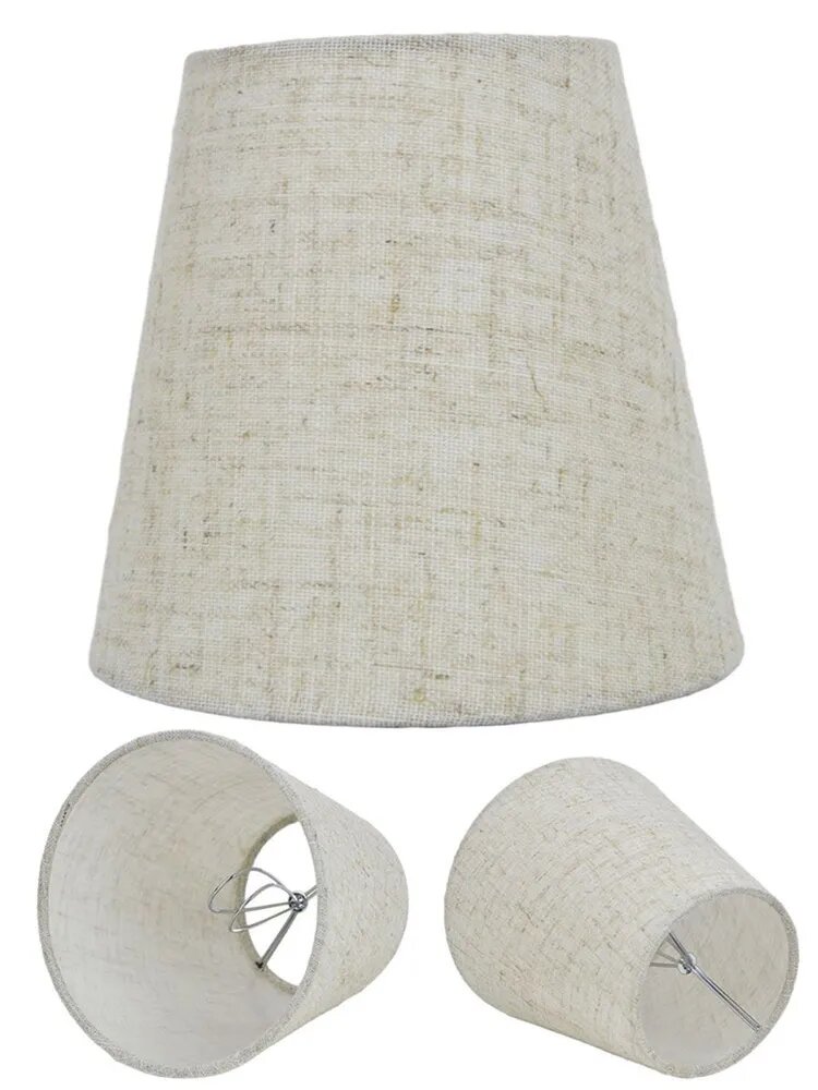 140mm, Абажур тканевый, бежевый цвет, абажуры для настольного светильника, для бра.