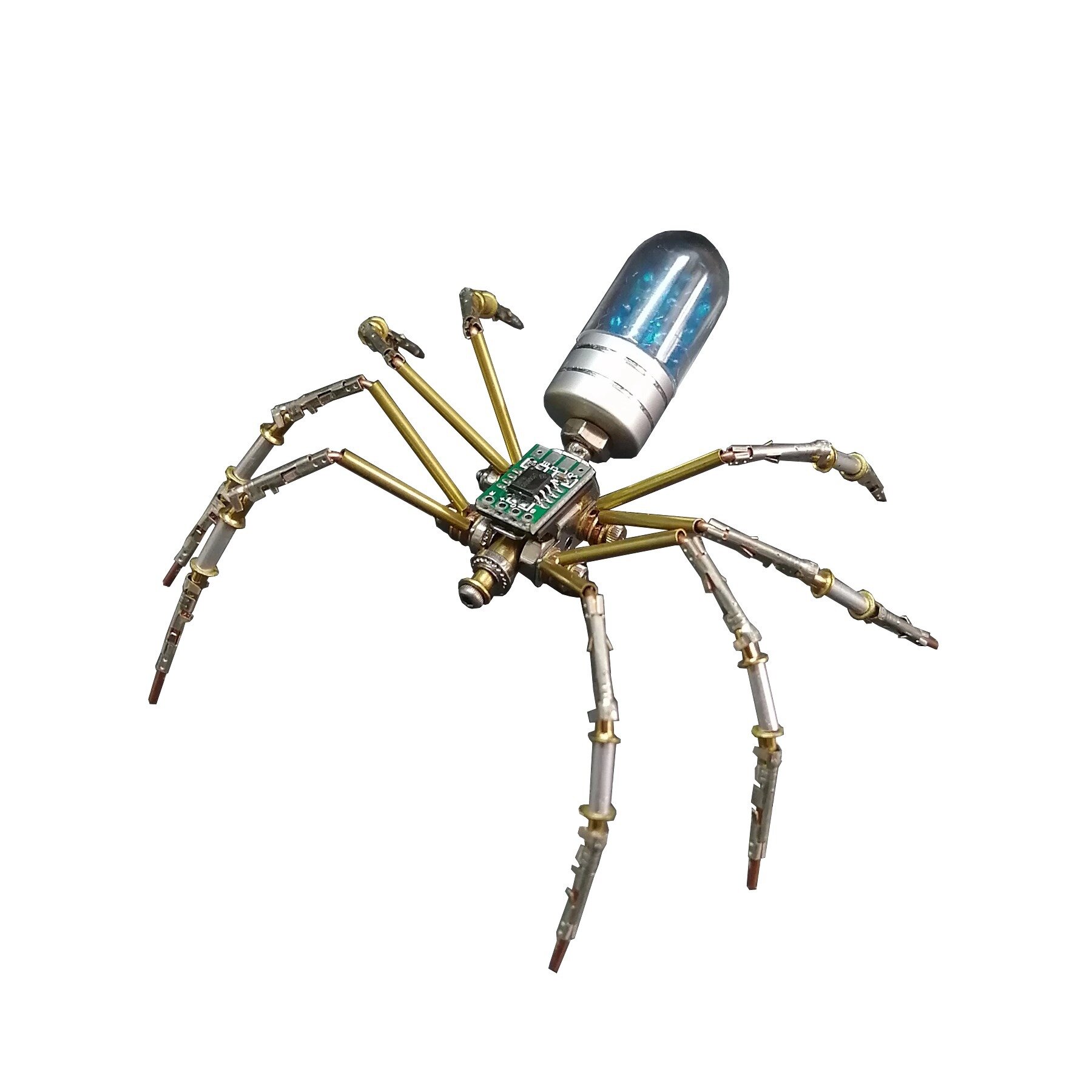 Механический часовой механизм в стиле стимпанк, модель паука, ручная работа, креативный подарок, 3D прецизионный пазл-орнамент