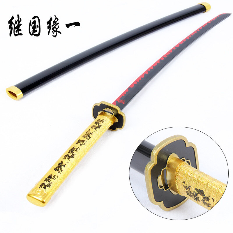 Меч для косплея Demon Slayer, оружие Камадо Танджиро, Зеницу, Иноске, бабочка, ниндзя, детский бамбуковый деревянный неострый меч
