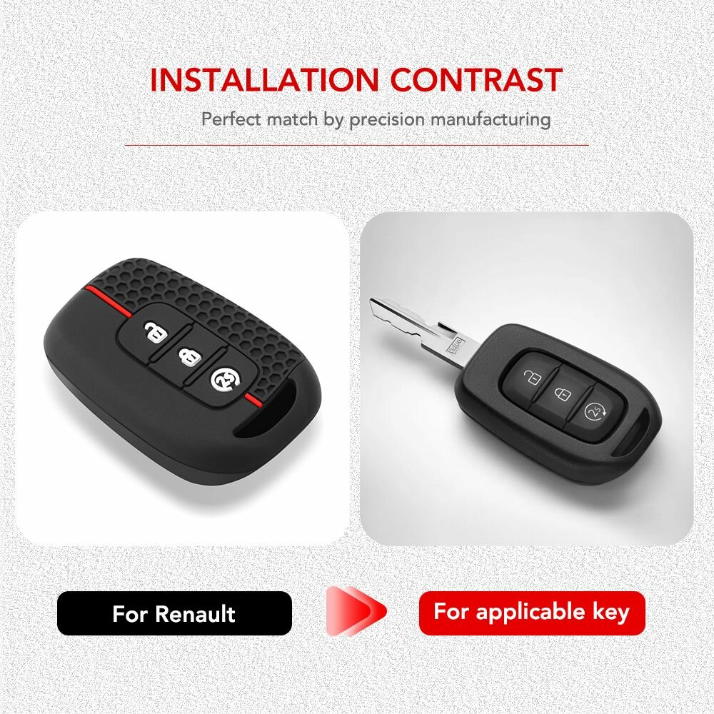 Силиконовый чехол для ключа Рено, Дастер, Сандеро, Симбол, Логан