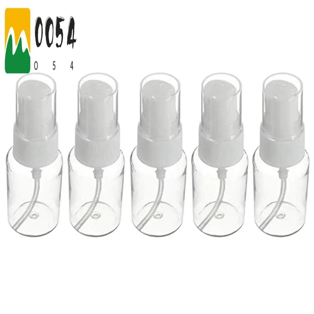 (J M B W) 5шт красоты Прозрачный пластиковый пустой флакон совместим с духов распылителем Маленькая дорожная бутылка тонким 20 мл