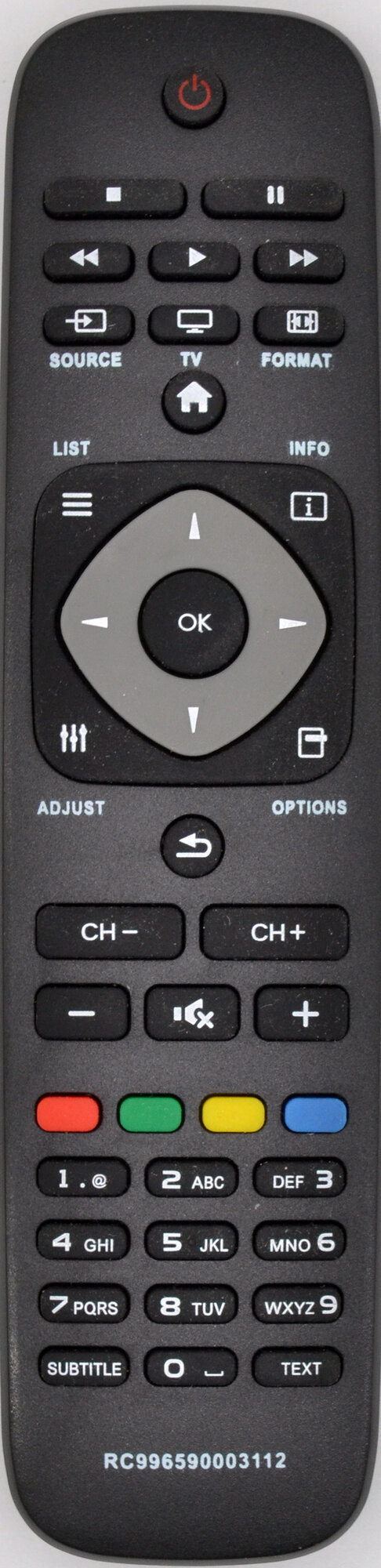 Пульт дистанционного управления для телевизоров Philips Huayu RC996590003112