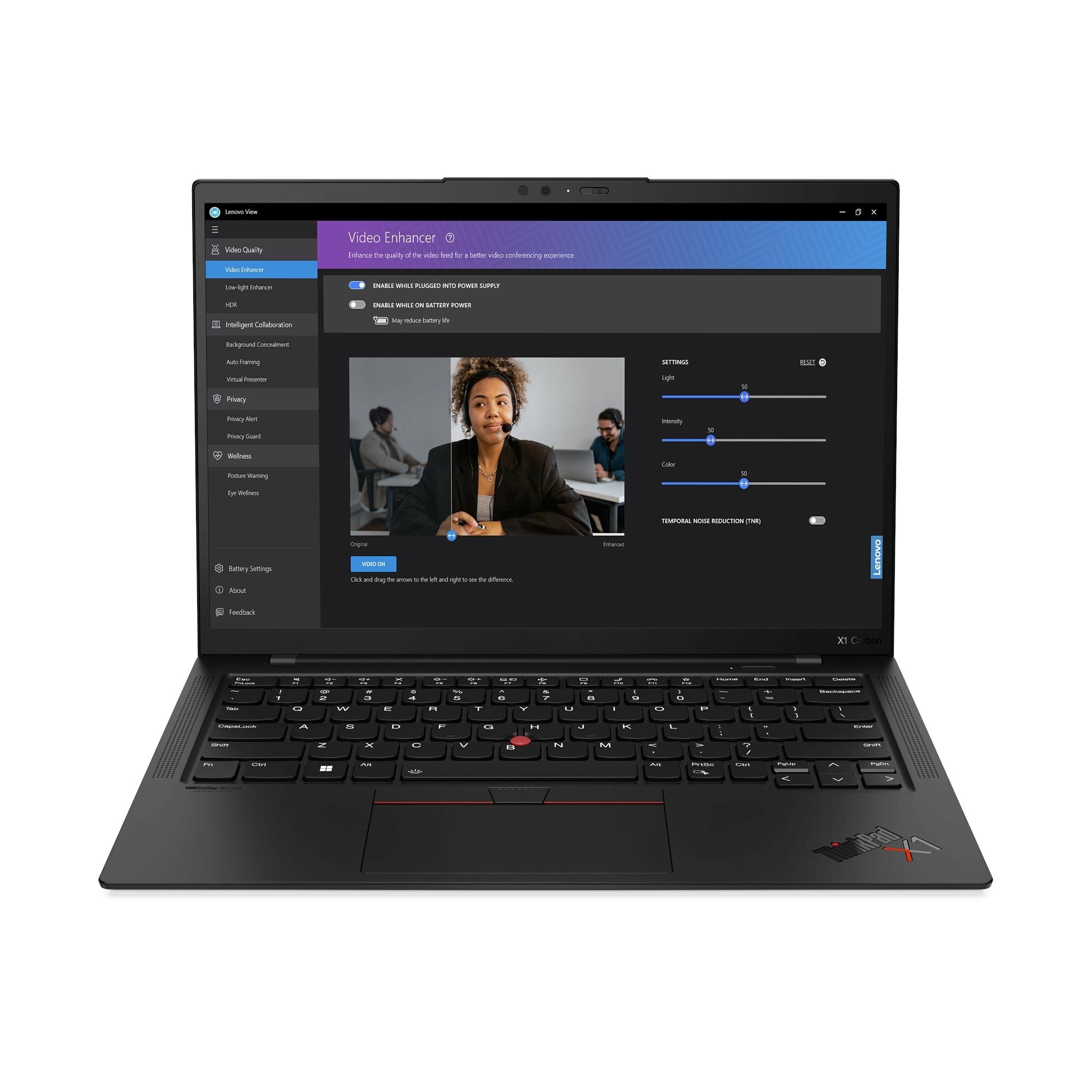 Ноутбук Lenovo ThinkPad X1 Carbon, Intel Core i7, 16ГБ, 1ТБ, 2,2K