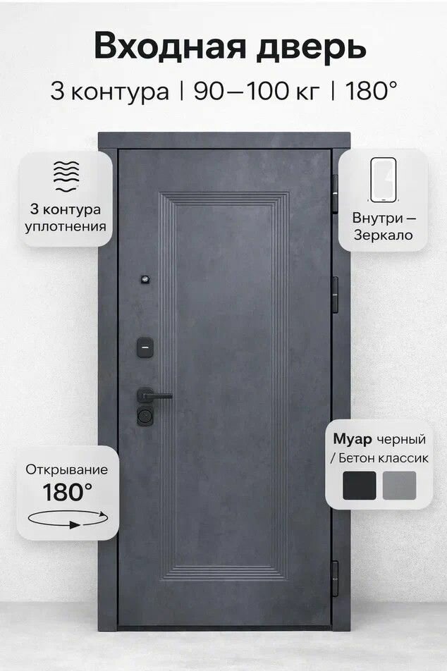 Входная дверь металлическая СОЮЗ 90мм НЕО Панель