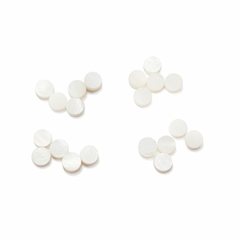 20 шт. гитарный гриф в горошек, корпус из морского ушка, маркеры на грифе, инкрустация для мандолины, бас-гитары, банджо, гавайской гитары