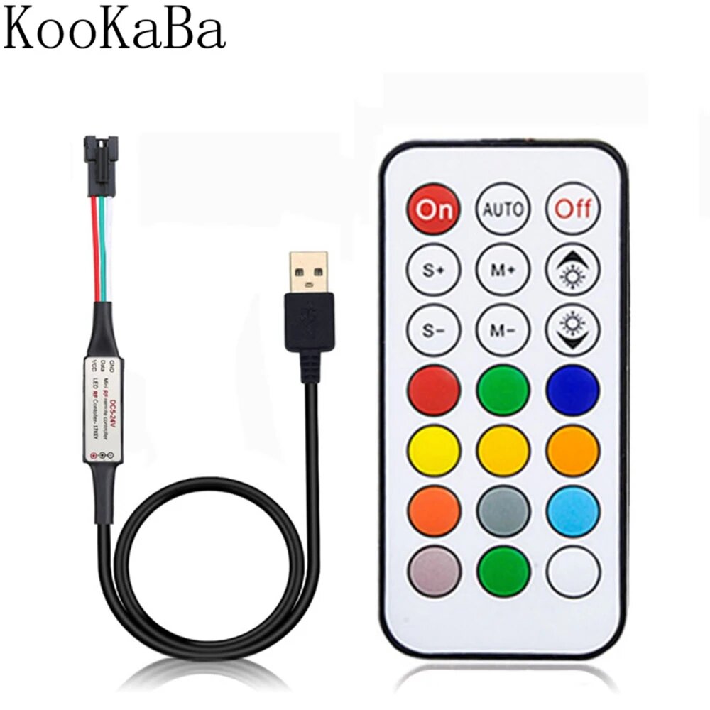 RGB-контроллер LOAMLIN для светодиодных лент 21keys USB