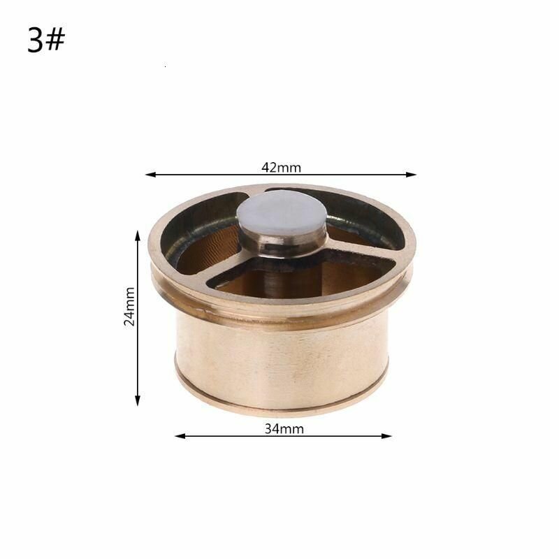 Латунный трап для пола с клапаном против запахов, - 40 гравитационный сердечник