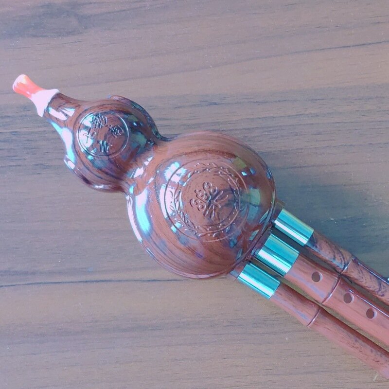 Hulusi 5 цветов ACBb Tune трехтональная съемная флейта Юньнань Бау по заводской цене с китайским узлом и гравировкой на гитаре