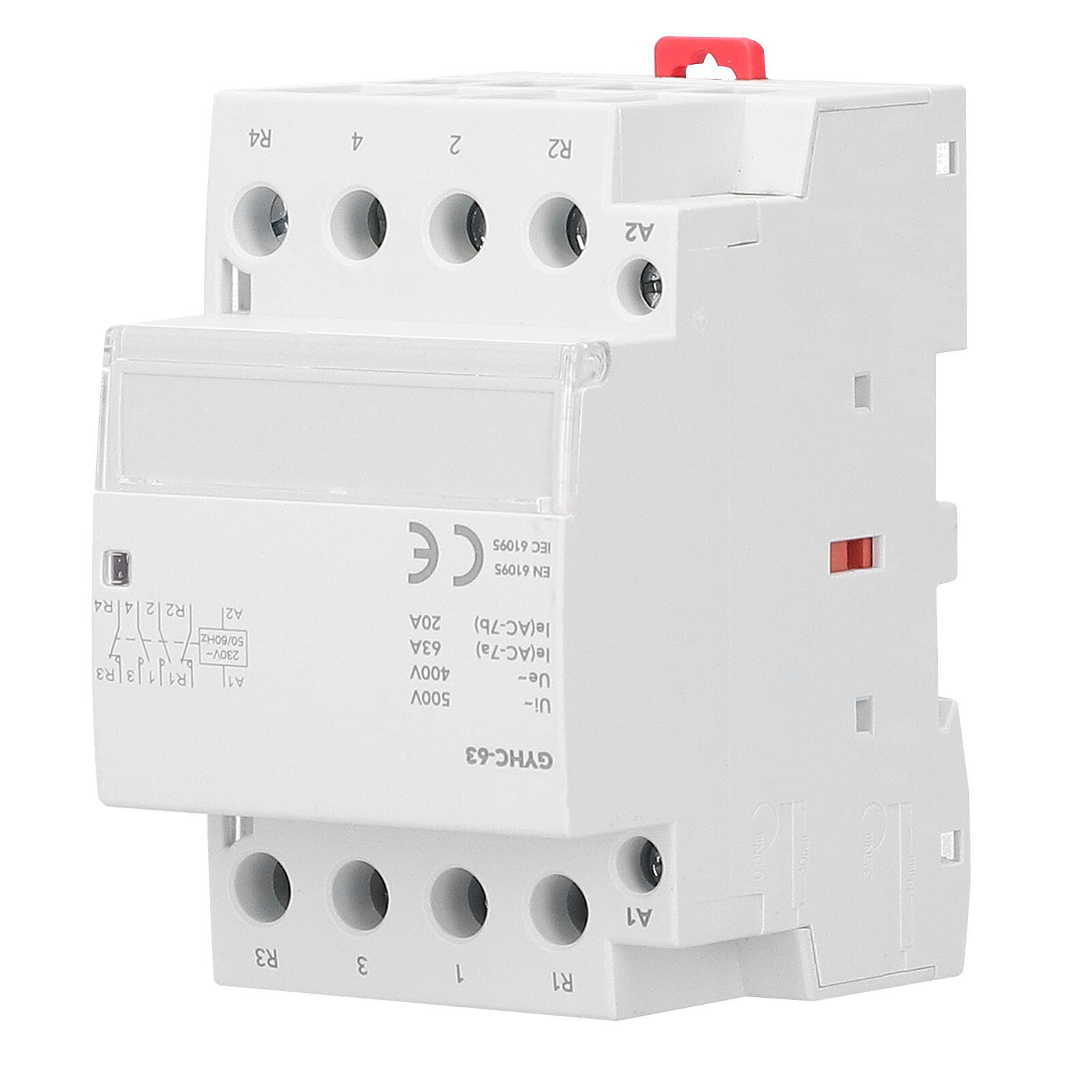 Модульный контактор портативный прочный электронный модуль 50 гц 4p gyhc 63 2no 2nc 230 в