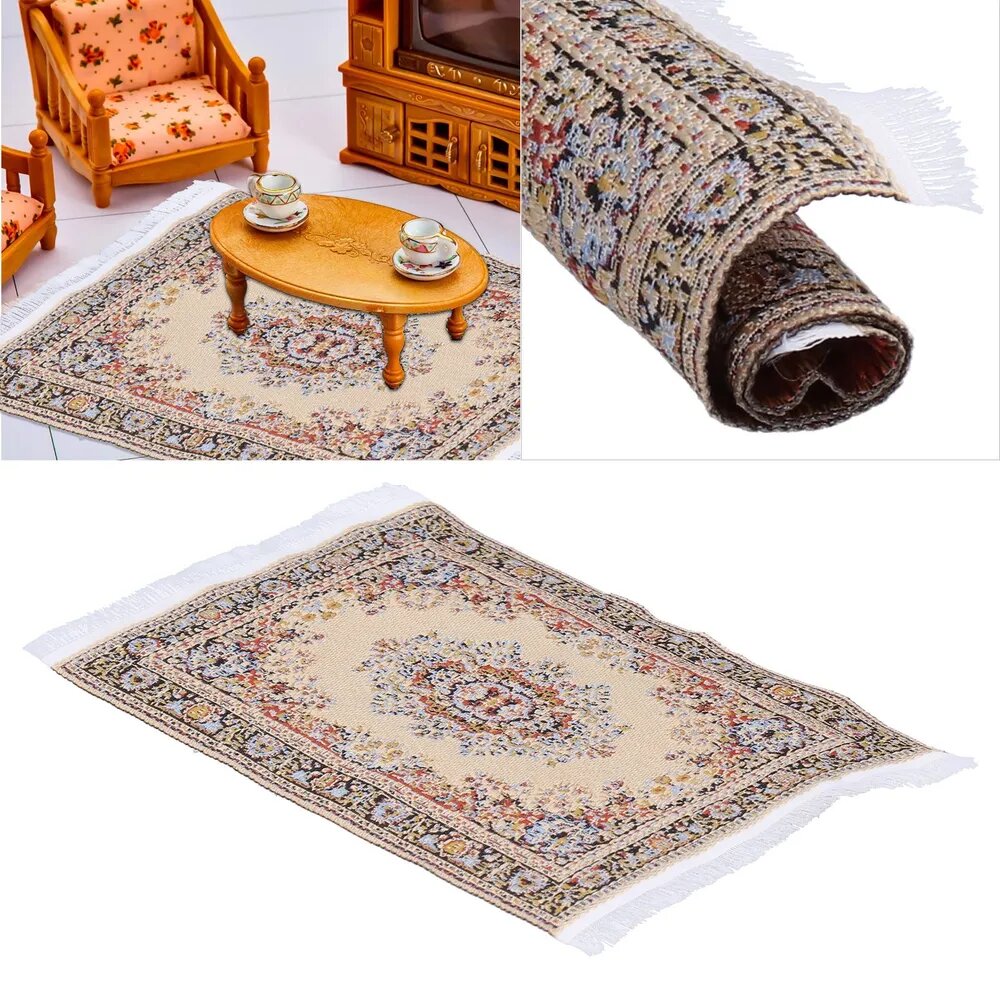 Аксессуары для кукольного дома турецкий ковер шоу цветов