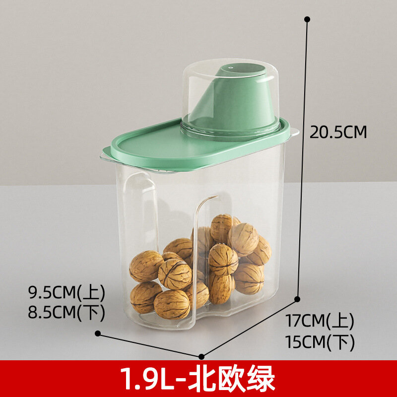 Контейнер для хранения зерна, банка для хранения продуктов, герметичная банка пищевого качества, пластиковый контейнер для хранения, герметичная банка для корма для кошек