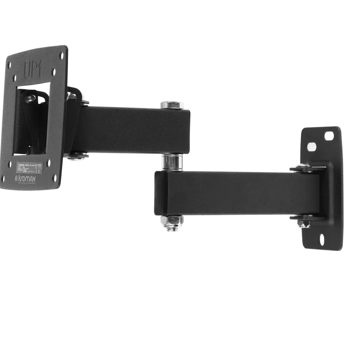 Кронштейн для телевизора Kromax OPTIMA-104, 10-28", настенный, поворотно-выдвижной и наклонный, черный