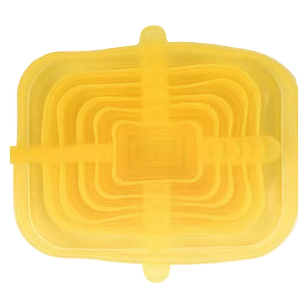 Упаковка из 6 Эффективных Силиконовых Крышек Для Хранения Продуктов Квадратные Крышки Для Кухонных Контейнеров Безопасны