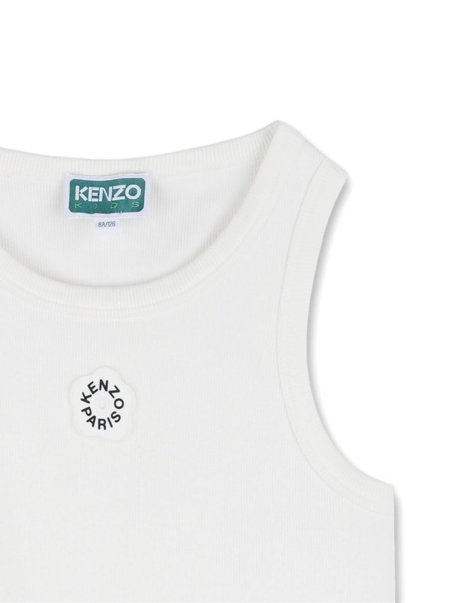 Топ KENZO, размер 3 года, бежевый/белый — фото 1