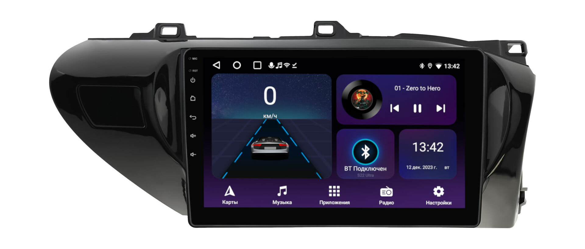 Магнитола Toyota Hilux 2015+ LC1414ON-2/32T (правый руль)