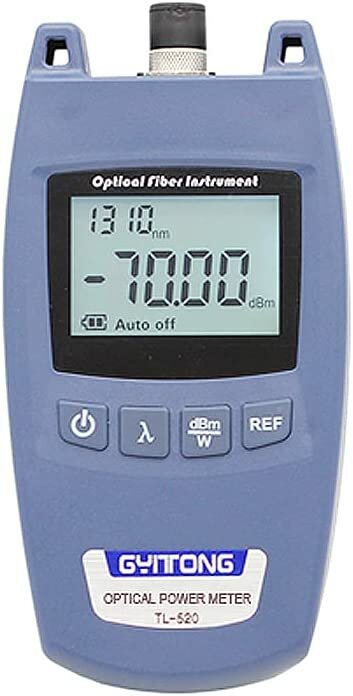 TL-520 Ручной Оптический Питательный Меритель Универсальный Коннектор Тестировщики Машин Тестировщик Оптического Кабеля Визуальный Локатор Неисправностей, Диапазон Измерения -70 до +3dBm, Калиброванные Длины Волн 850nm, 1300nm, 1310nm, 1490nm, 1550nm,